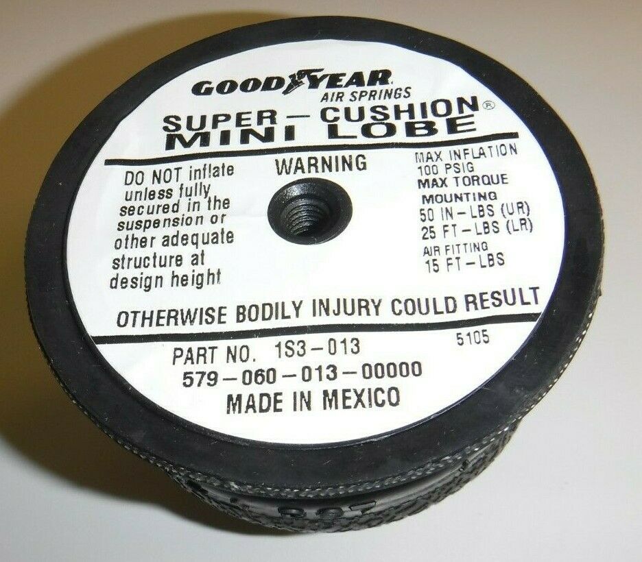 GOODYEAR AIR SPRINGS 1S3-013 / 1S3013 SUPER CUSHION MINI LOBE - TFC ...