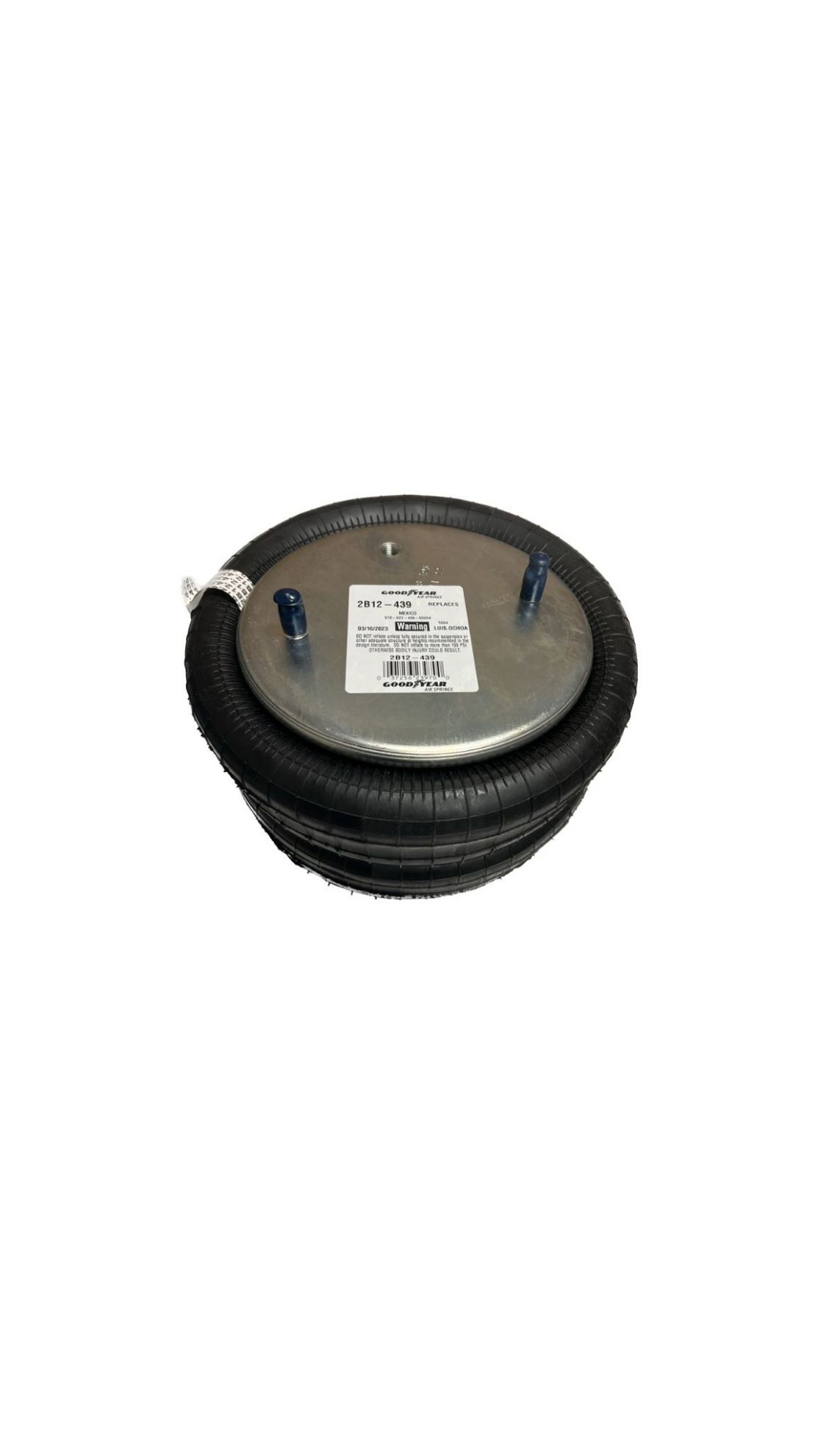 Goodyear 2B12-439 Industrial Air Spring Double Convoluted Bellows - TFC ...